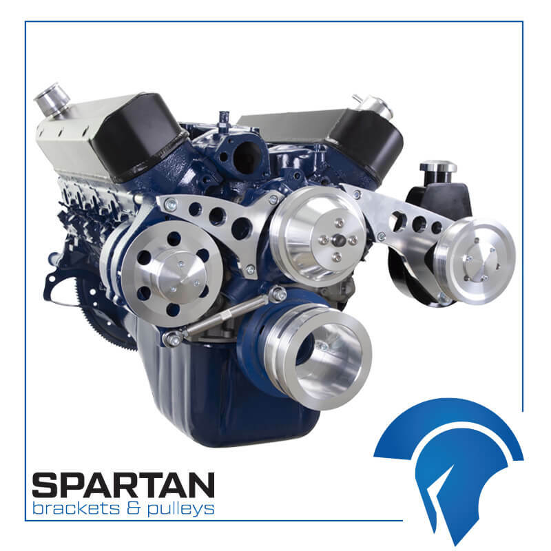 Small Block Ford Serpentine Conversion Kit SBF Power Steering 289 302 ...