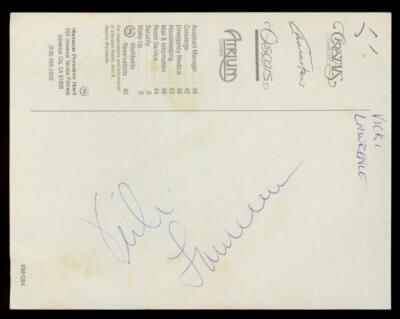 VICKI LAWRENCE signed paper page | "Carol Burnett Show" - autograph | eBay