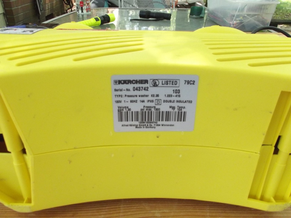 KARCHER (Karcher) high pressure washer With detergent tank / compact K2 ...