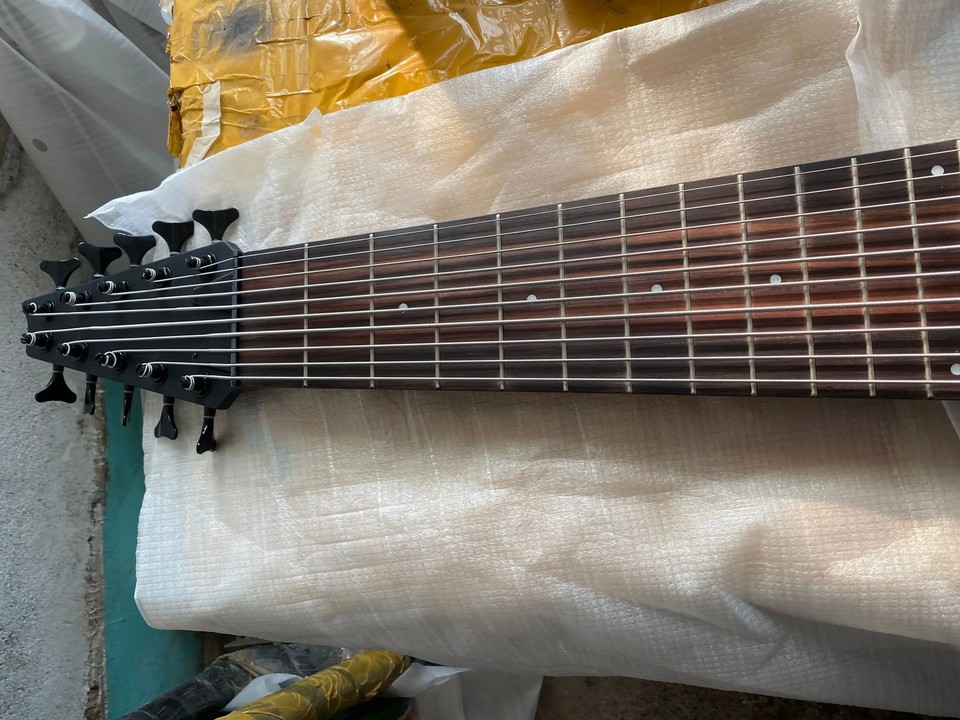 Factory Customized Made 10 String Electric Bass Guitar Black Hardware ...