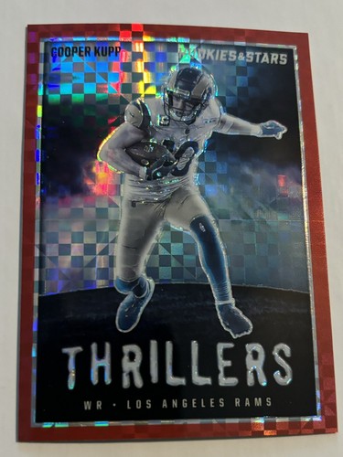2023 Panini Rookies & Stars Thrillers Red Plaid Prizm Cooper Kupp #TH ...