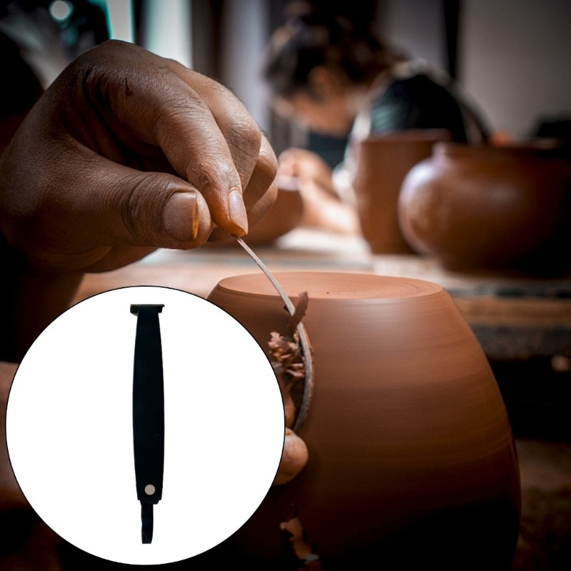 2Pcs Double Ended Clay Trimming Tool Metal Pottery Trimming Tool For ...