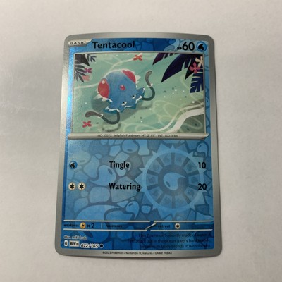 Tentacool 072/165 Reverse Holo - Pokemon Scarlet & Violet 151 | eBay