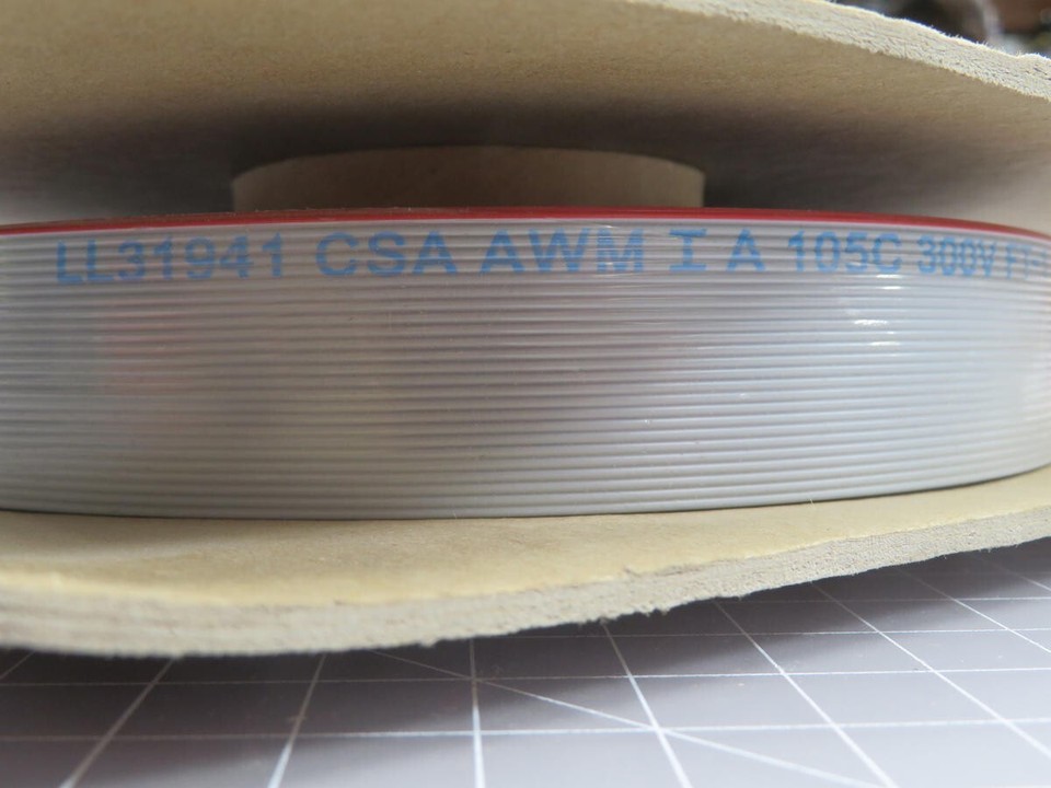 Amphenol Spectra Strip 191-2801-125 cable, flat(planar), gray pvc 100 ...