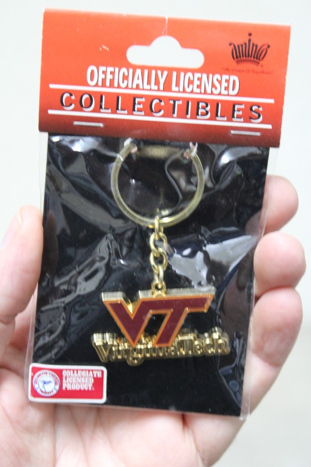Virginia Tech Hokies Keychain VT Metal Key Ring | eBay