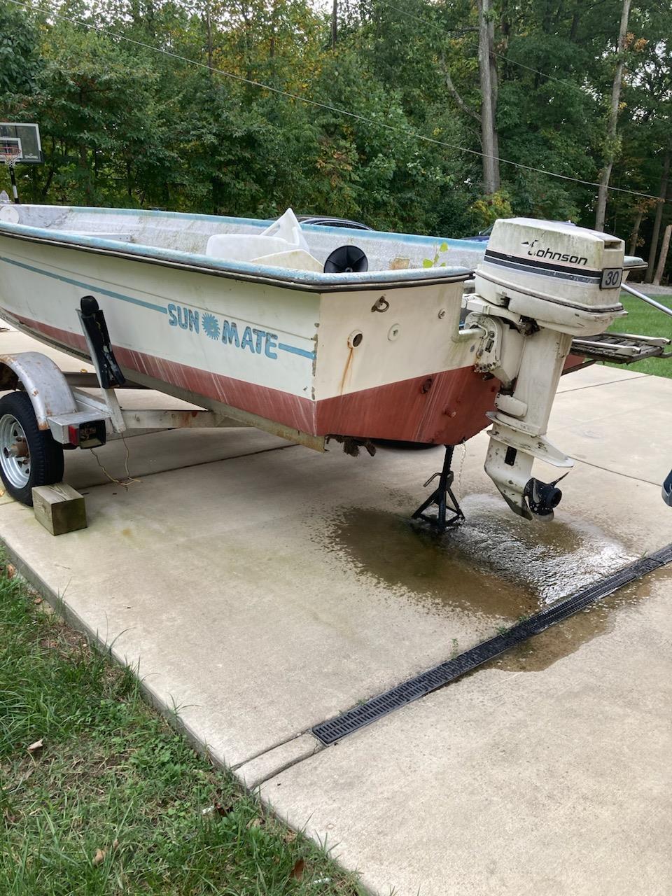 1991 Irvette Marine 15' Runabout Boat Outboard & Has Trailer | eBay