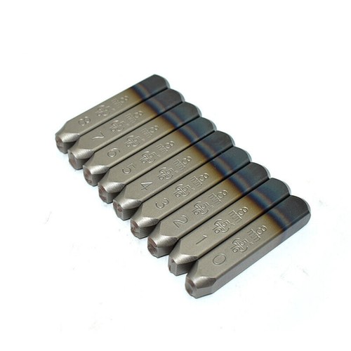 Reversed 9PC Steel Number Stamps Punch Dies Set Select Size | eBay