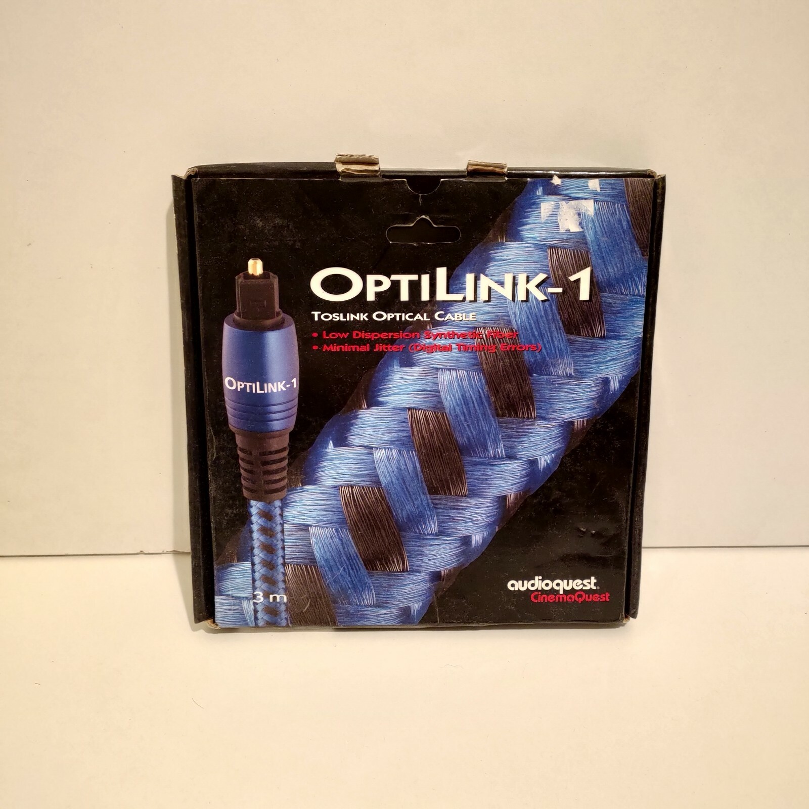 Audioquest Optilink Series 1 Fiber Optic Digital Audio Cables (3.0M) (OPLNK130M) for sale online ...