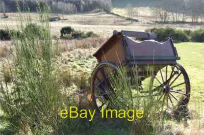 Photo 6x4 Dog cart Bridge of Canny Decorative feature on the garden ...