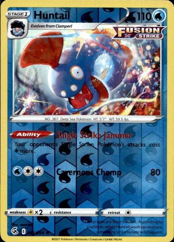 Huntail Nintendo Pokemon Reverse Holo #066/264 | eBay