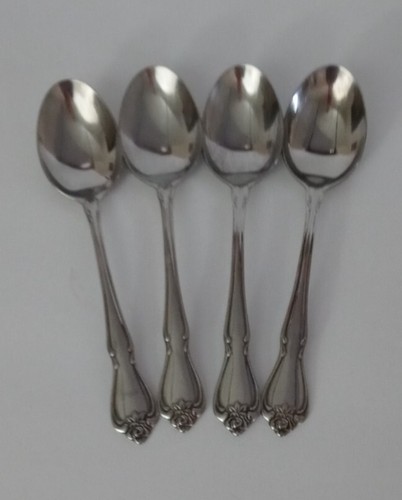 4 Oneida Soup Spoons Arbor Rose/True Rose Good Condition Used | eBay