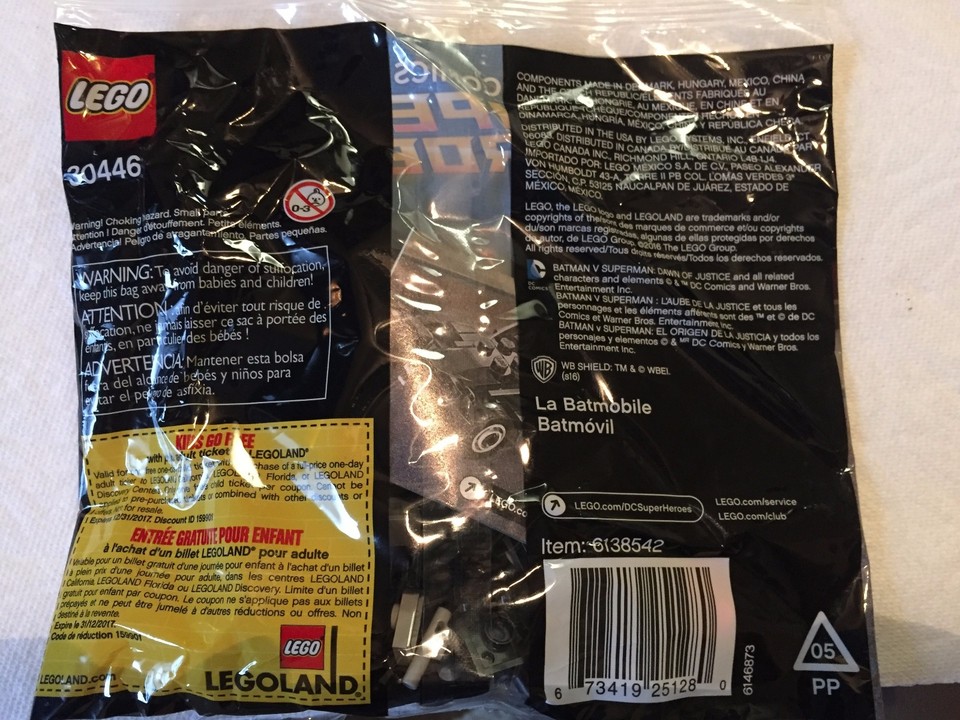 LEGO 30446 DC COMICS SUPER HEROES THE BATMOBILE MINI SET. NEW!! SEALED ...