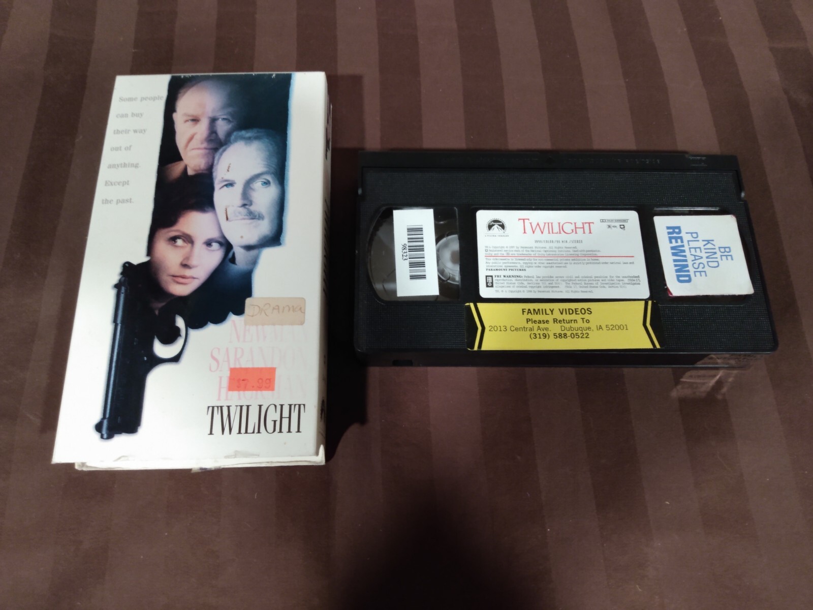 Twilight (VHS, 1998) Paul Newman, Susan Sarandon, Gene Hackman ...
