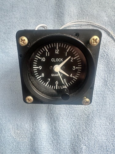 A072-13/MD90-13 Clock Assy MCI, Robinson spec lighted clock R44/R66/R22 ...