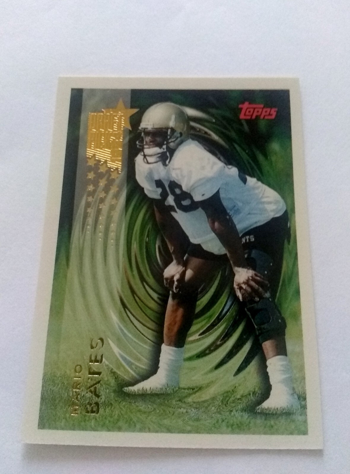1994 Topps Football Mario Bates Rookie Card #376 Set Break NM-MT | eBay