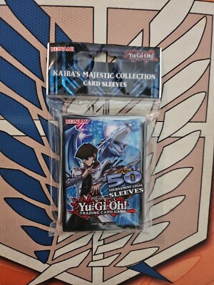 Yugioh! Kaiba's Majestic Collection Sleeves ( 50 Sleeves) Kaiba Sleeves ...