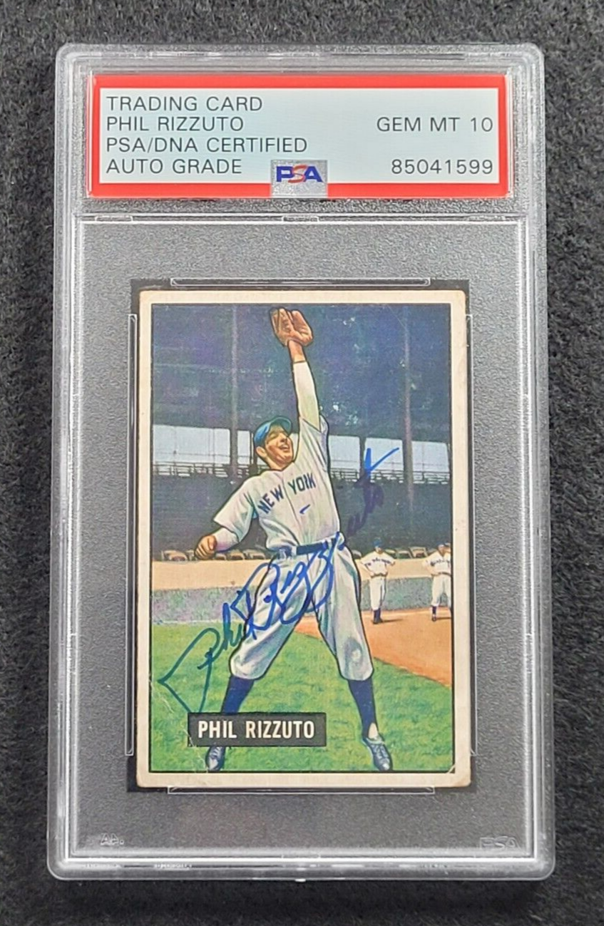 Phil Rizzuto Autographed Memorabilia | Signed Photo, Jersey ...