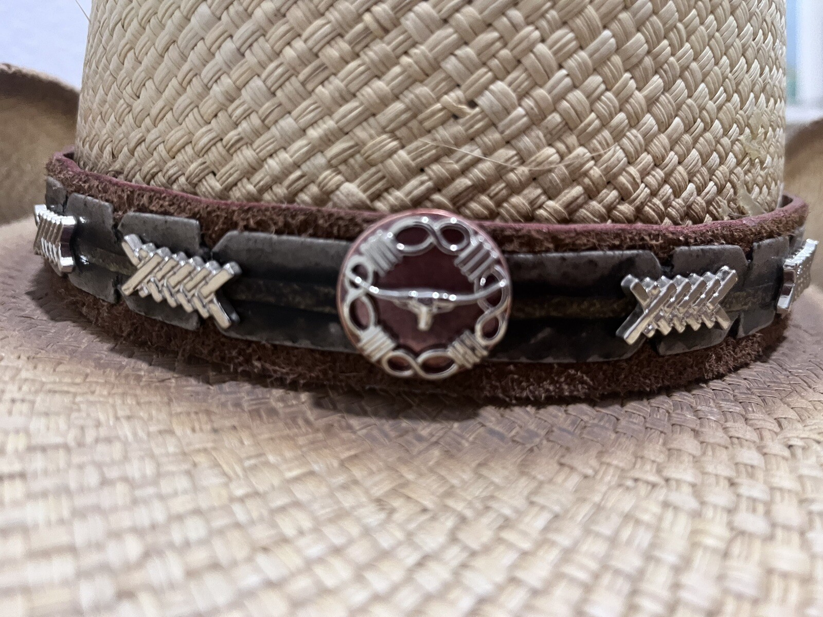 Bullhide Straw Cowboy Hat Trail Boss Size XL | eBay
