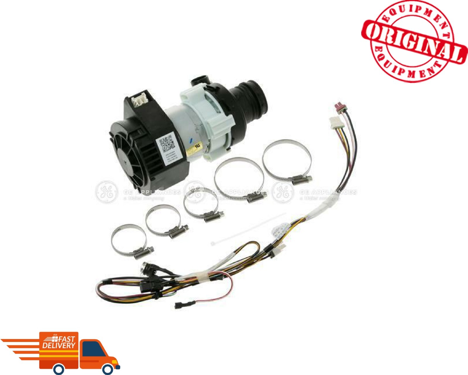 Original WD49X23781 New Genuine OEM Dishwasher Wash Pump Kit WD21X20739 ...