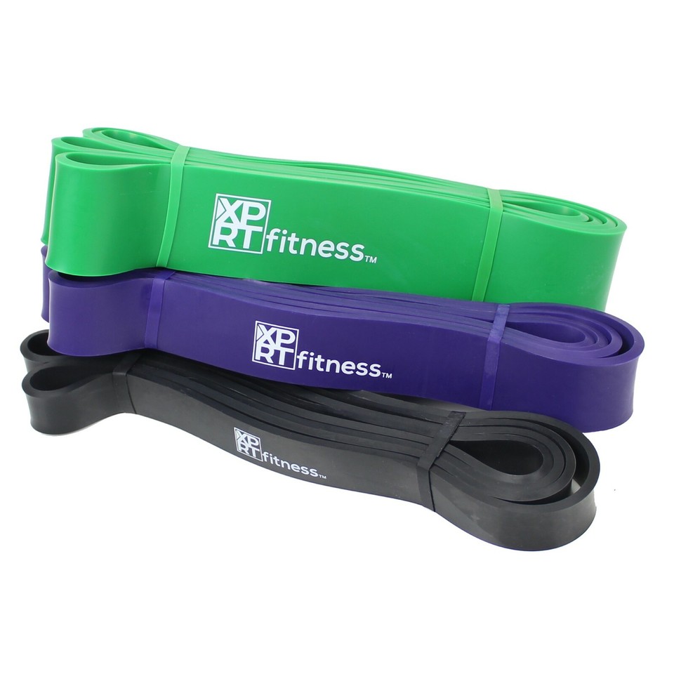 XPRT Resistance Bands Set Pull Up Gym Workout Exercise Fitness Strength ...