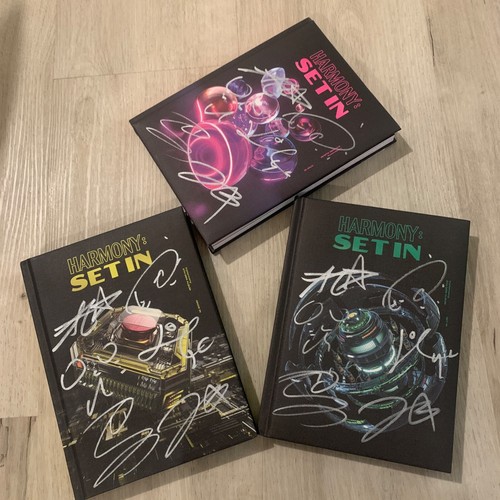 P1harmony offcial HARMONY : SET IN ALBUM wonderwall wdw SIGNED ...
