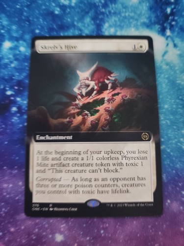 MTG Skrelv's Hive #376 Rare Extended Art - Phyrexia: All Will Be One NM ...