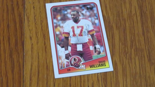 Doug Williams Autographed Hand Signed Card Washington Redskins ...