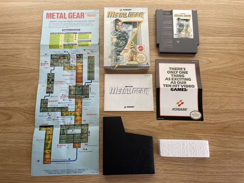 Metal Gear - Nintendo NES PAL Complete CIB Boxed with Manual and Map ...