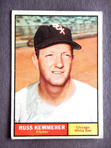 Russ Kemmerer #56 Topps 1961 Baseball Card (Chicago White Sox) | eBay