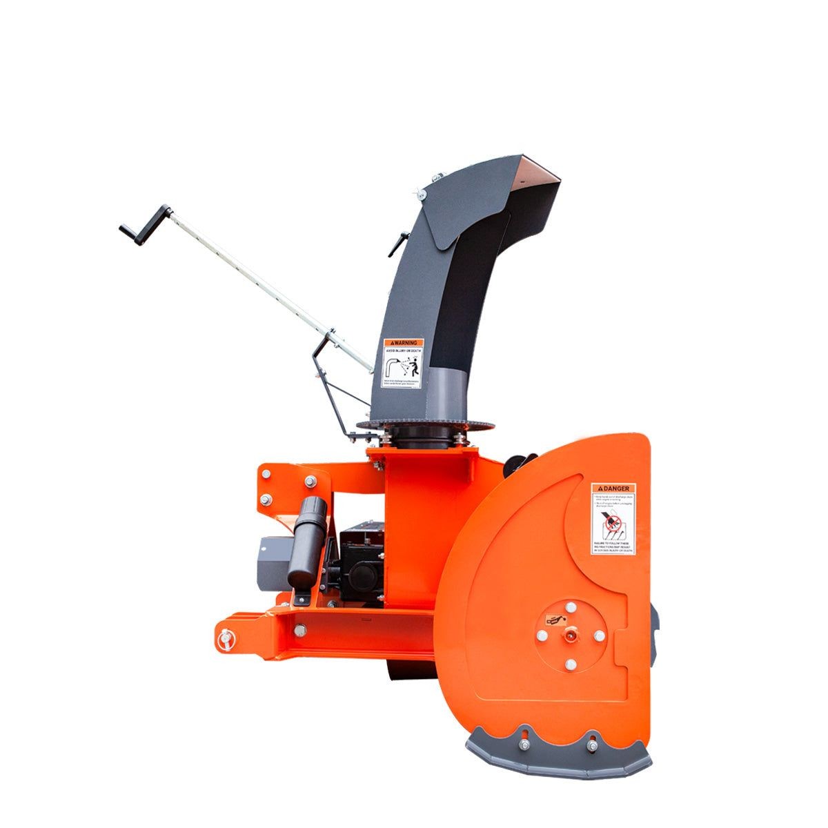 72in Powerful Snow Blower 25-90HP 24in Rotor 360° Output 3-Point ...