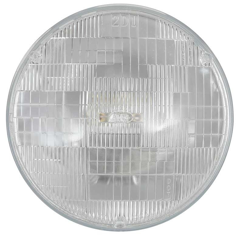 7" Round Halogen Headlight Bulb; With Ford Script | eBay