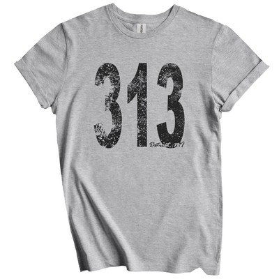Vintage Retro Detroit Area Code 313 T-Shirt - Detroit Michigan Gift | eBay