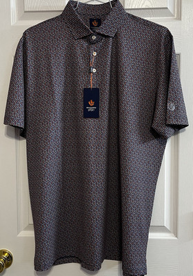 Donald Ross "Sport" Fit Polo. XL, "Alfie" Denim/Multi, New with Tags | eBay