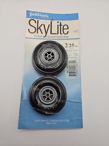 Sullivan Skylite No. S874 2.25” Airplane Wheel New RC Airplane Parts ...