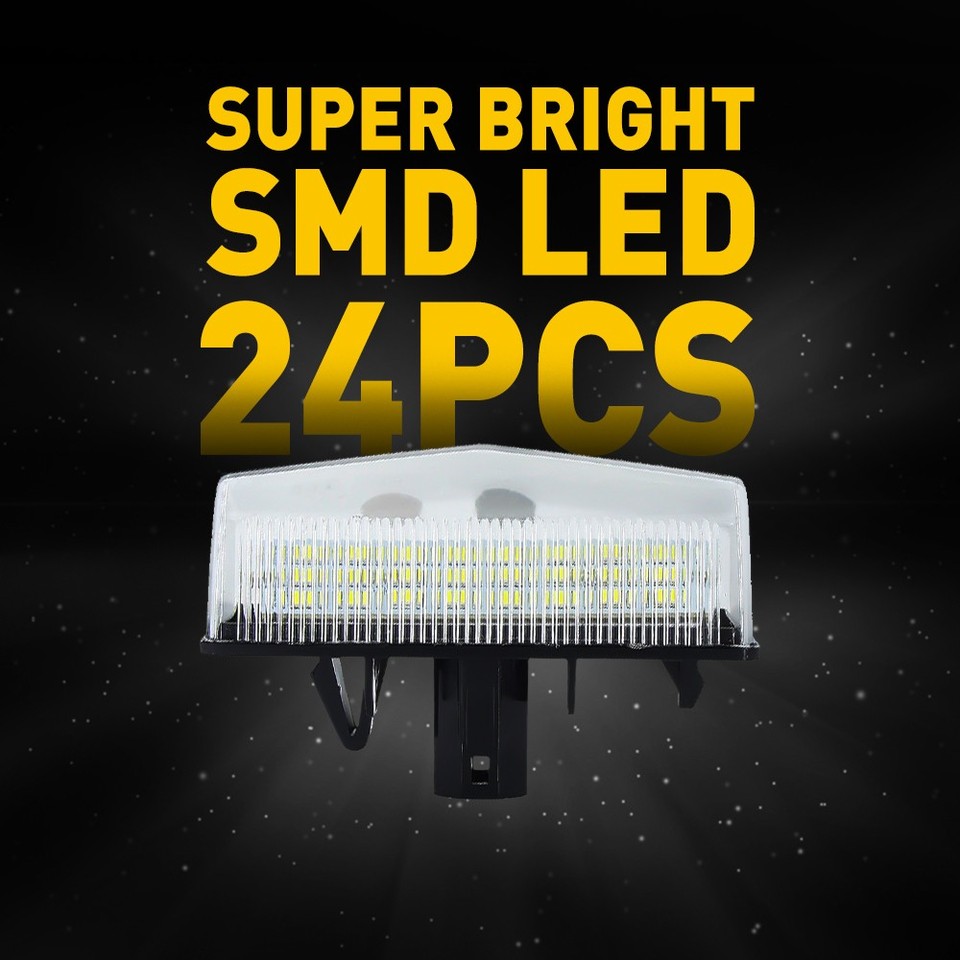 Full License LED White Plate Light Kit Fit 2016-2018 RAV4 Toyota 2004 ...