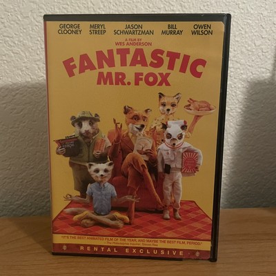 Fantastic Mr. Fox - DVD - Wes Anderson Film Comedy - Blockbuster Rental ...
