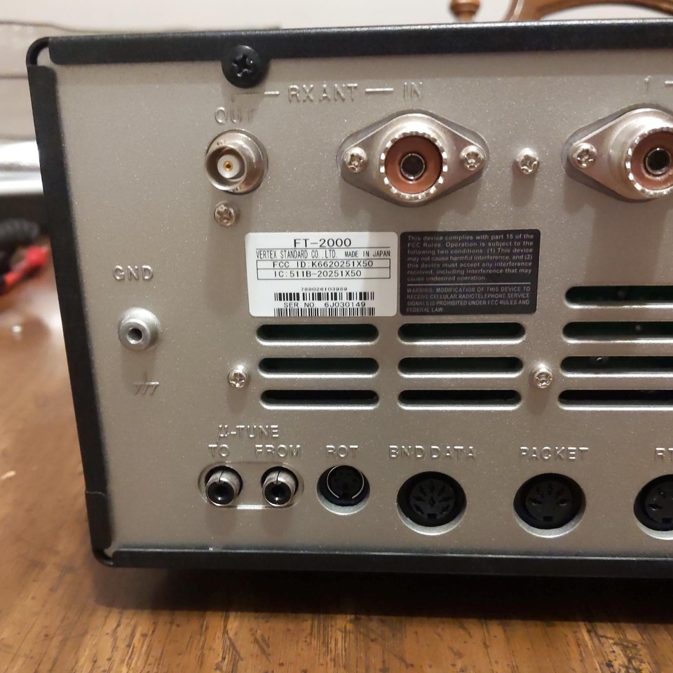 Yaesu FT-2000 6M-160M Transceiver With Microphone, See Video | eBay