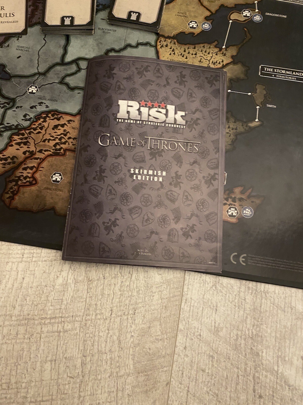 Risk Board Game Game Of Thrones - Skirmish Edition With Westeros ...