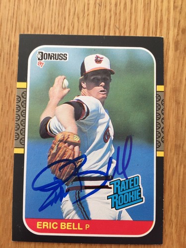 Baltimore Orioles Eric Bell signed 1987 Donruss Card | eBay