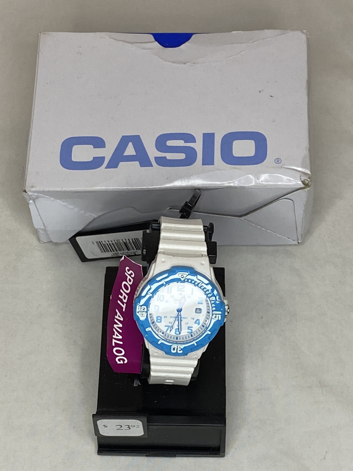 Casio 2014 Ladies Analog Shiny Band With Date 100m WR Watch Lrw200h-2bv ...