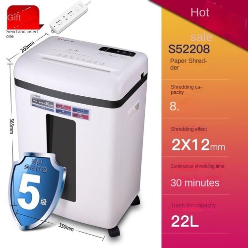 High Power Waste Paper Paper Shredder Electric Small Automatic Document ...