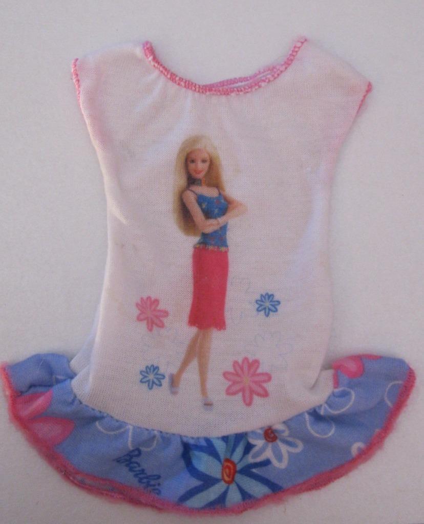 1990s Pajamas Barbie Doll PJs Graphic Nightgown Dress Gown-Sit In Style ...