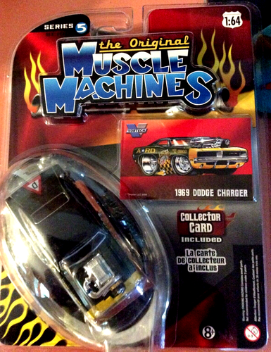 THE ORIGINAL MUSCLE MACHINES SERIES 5 1969 DODGE CHARGER - 1/64 -69 ...
