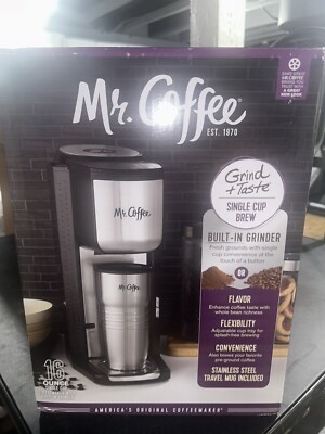 Mr Coffee BVMC-SCGB200 Coffee Maker W/ BuiltIn Grinder WORKS | eBay
