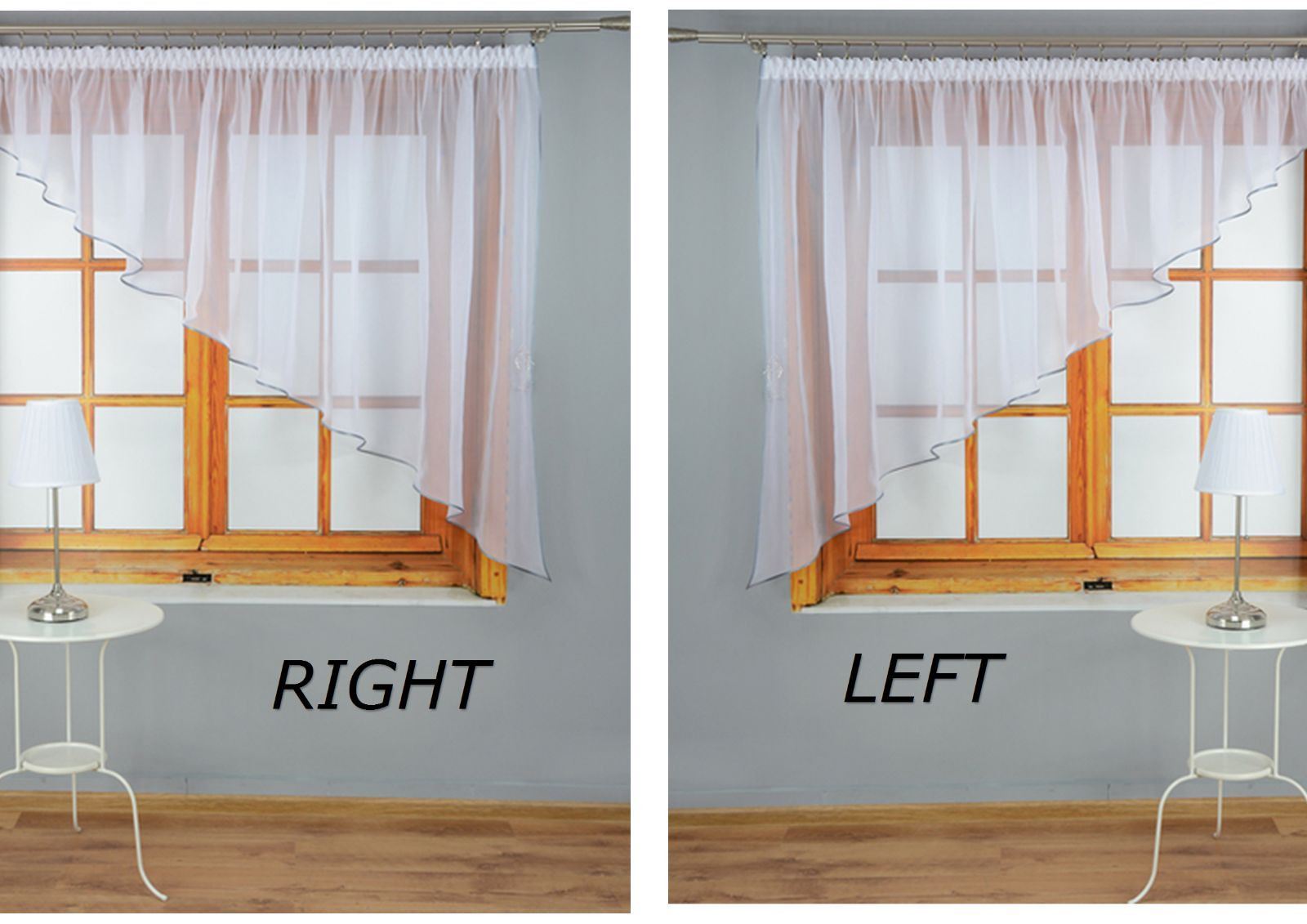 VOILE WINDOWS NET CURTAIN WITH TRIMMING 300cm x 100cm IDEAL FOR SMALL ...