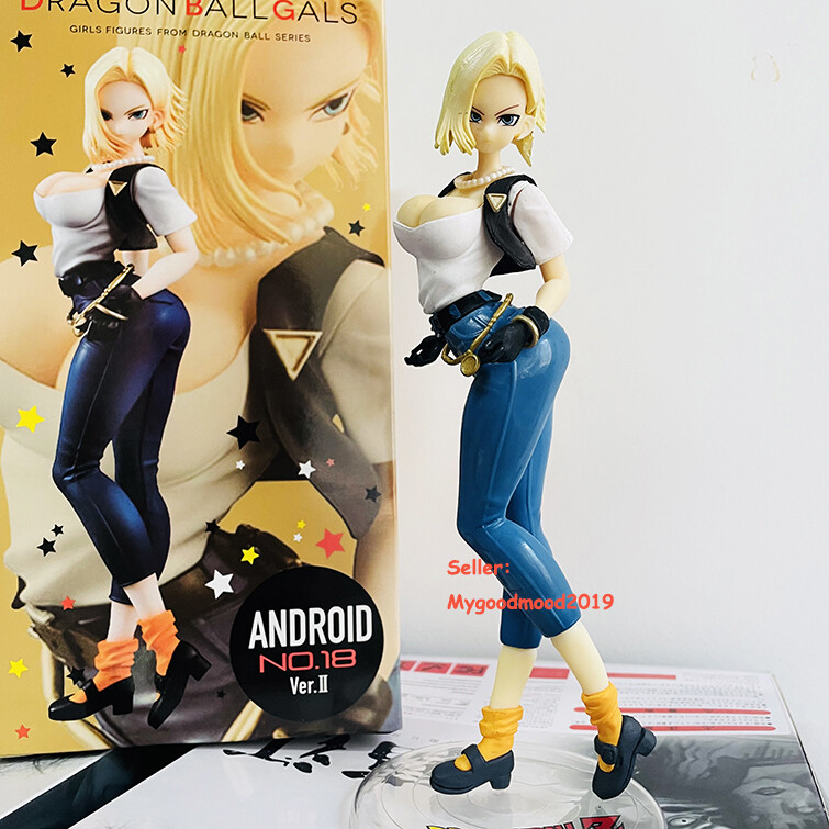 Hot Anime DBZ Girl Android 18 Lazuli Figure Toy Statue Animation Model ...