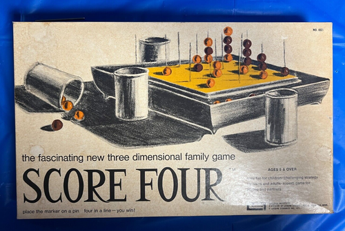 Score Four Family Board Game: Three Dimensional Game | eBay