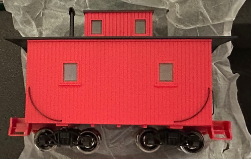 Bachmann Spectrum On30 Red Caboose 27799 Unlettered Lighted Interior ...