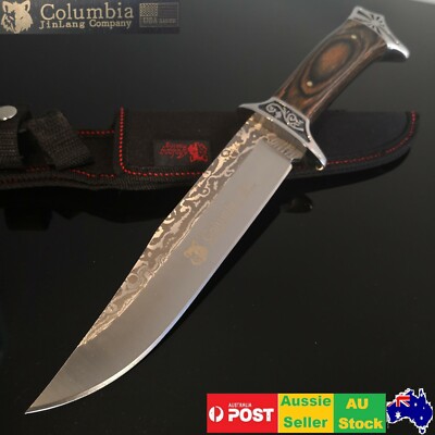 Columbia knife Outdoor Survival Hunting knife Fixed Blade AUS SELLER | eBay