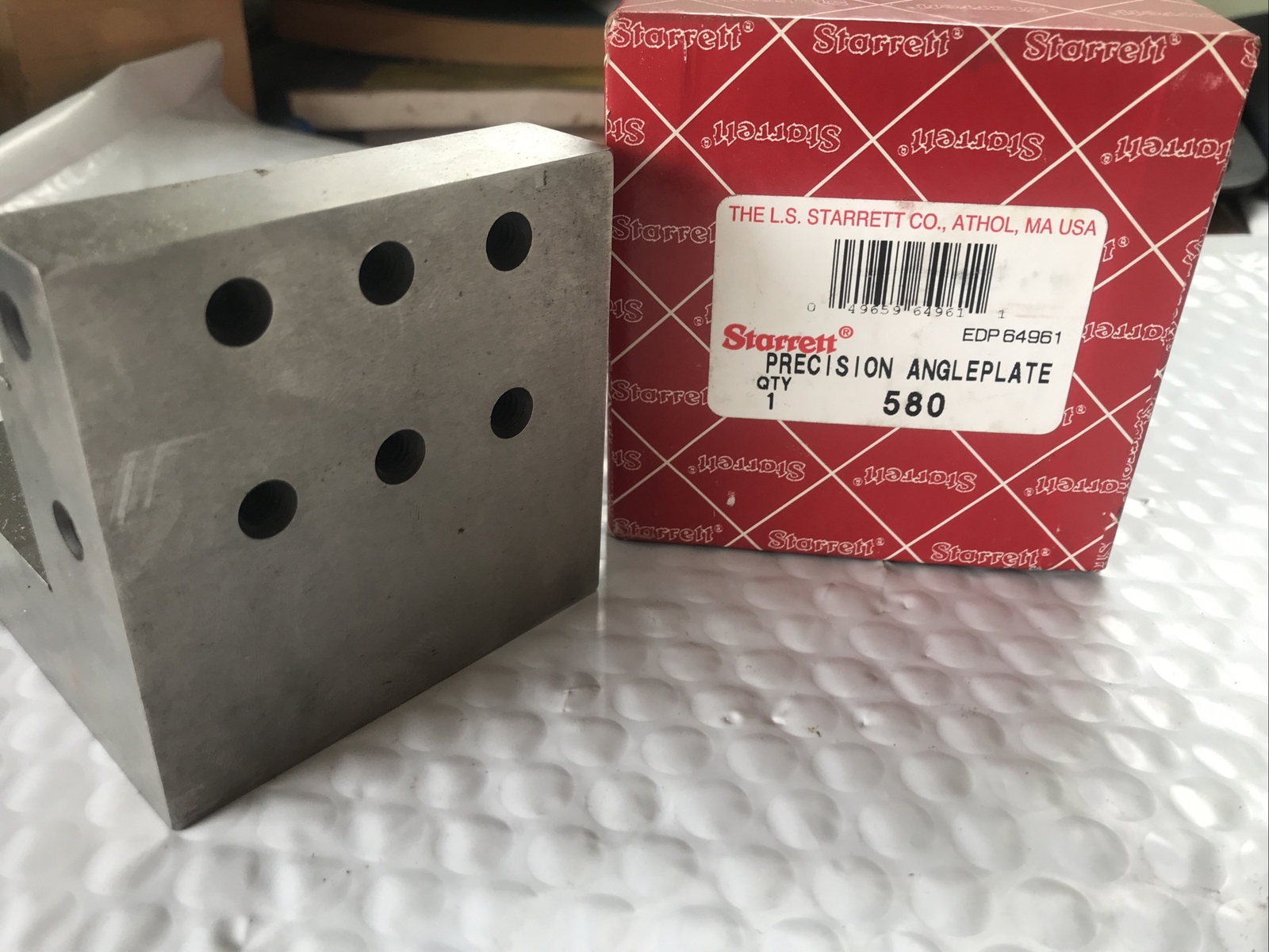 STARRETT 580 Precision Angle Plate, 3" x 3" x 3" | eBay